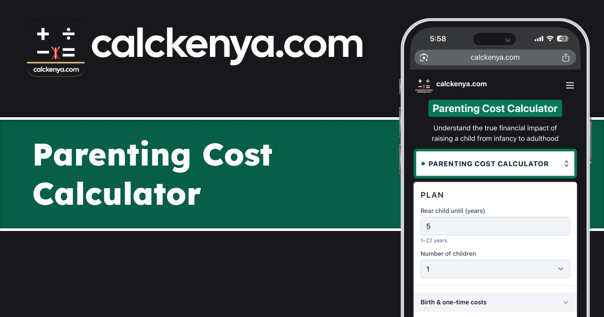 Parenting Cost Calculator | CalcKenya | CalcKenya